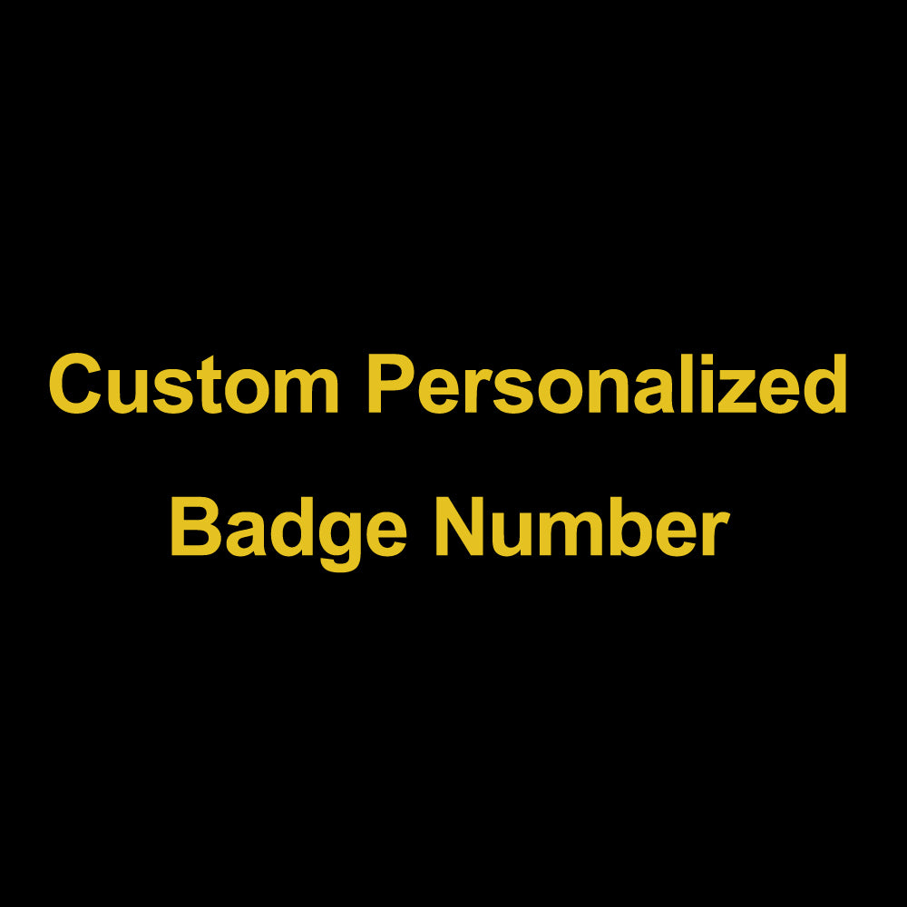 Custom Personalized Badge Number Charges – Cop Collectibles