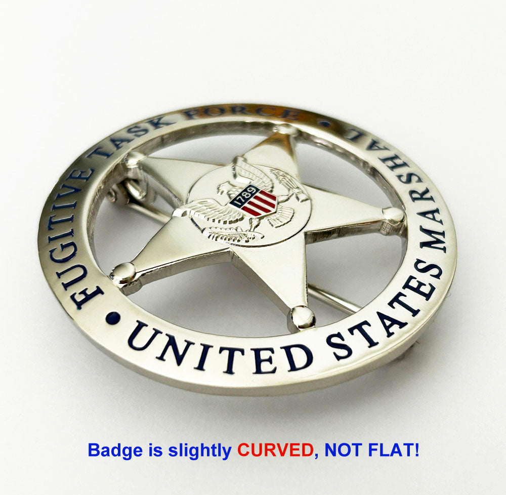 US Marshal FTF Fugitive Task Force Badge Replica Movie Prop – Cop ...