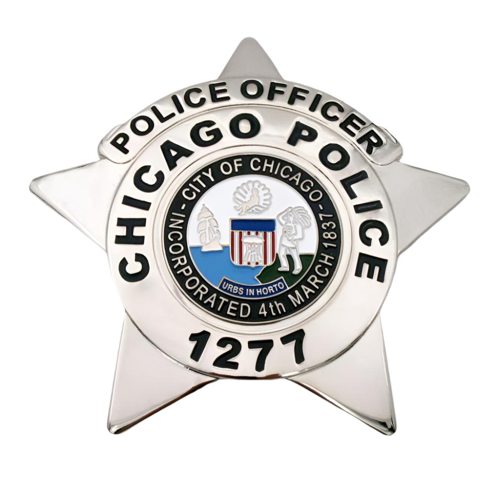 CPD Chicago Police Officer Star Badge 1277 Exact Replica – Cop Collectibles