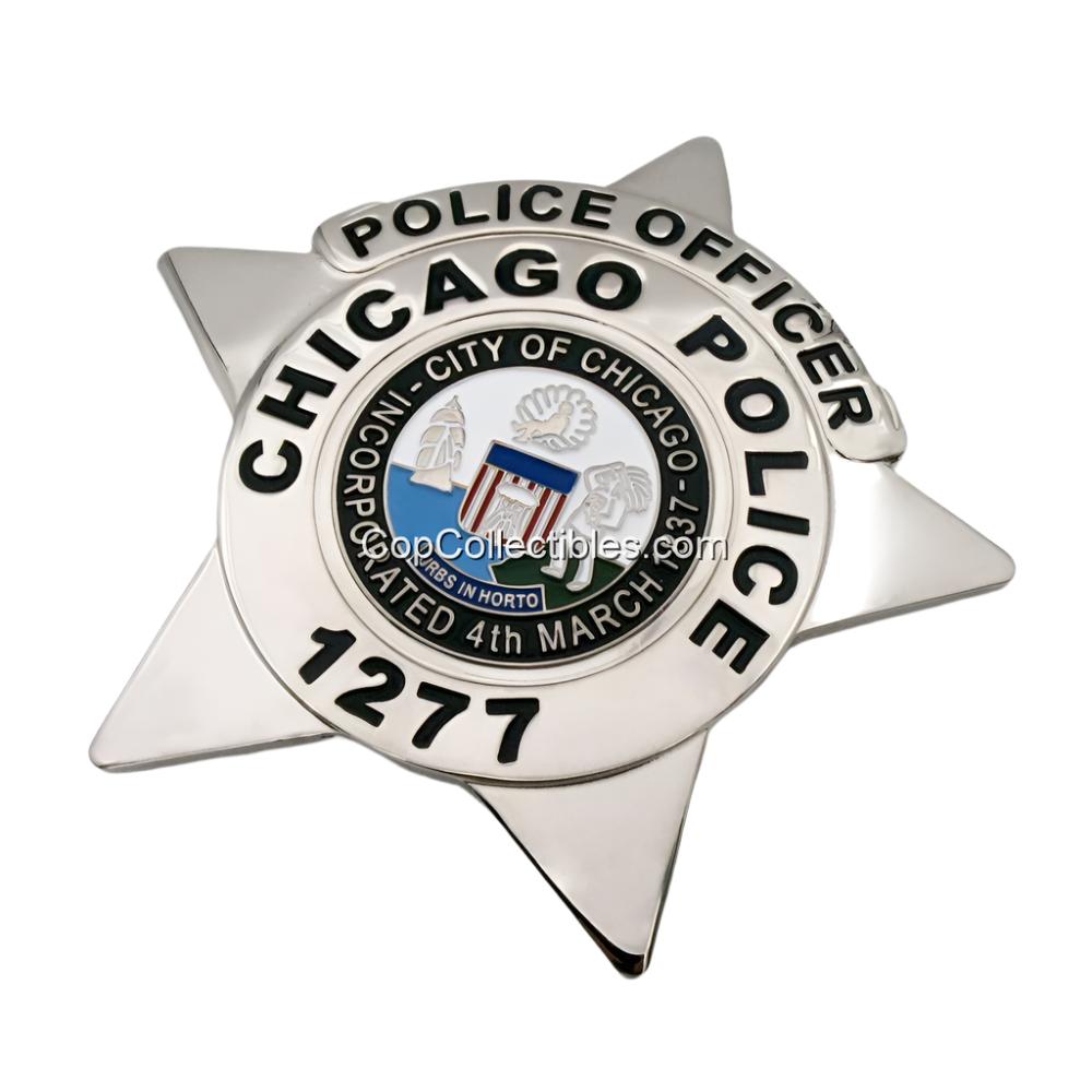 CPD Chicago Police Officer Star Badge 1277 Exact Replica – Cop Collectibles