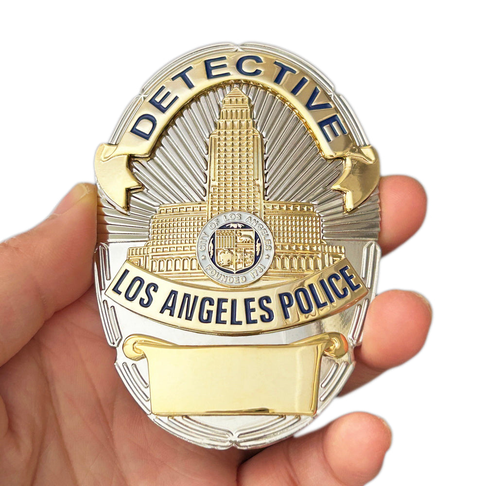 LAPD Detective Los Angeles Police Badge *Customizable Badge Number* – Cop Collectibles