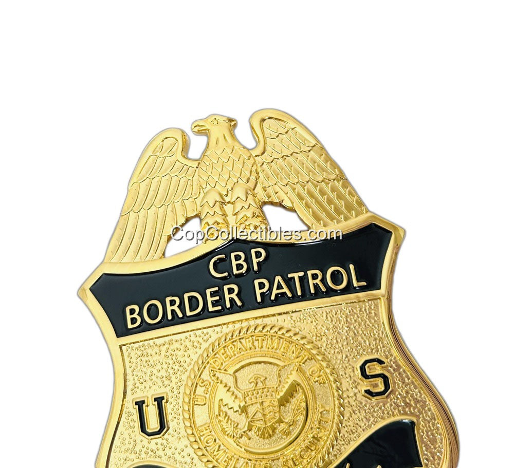 US CBP SBPA Supervisory Border Patrol Agent Badge – Cop Collectibles