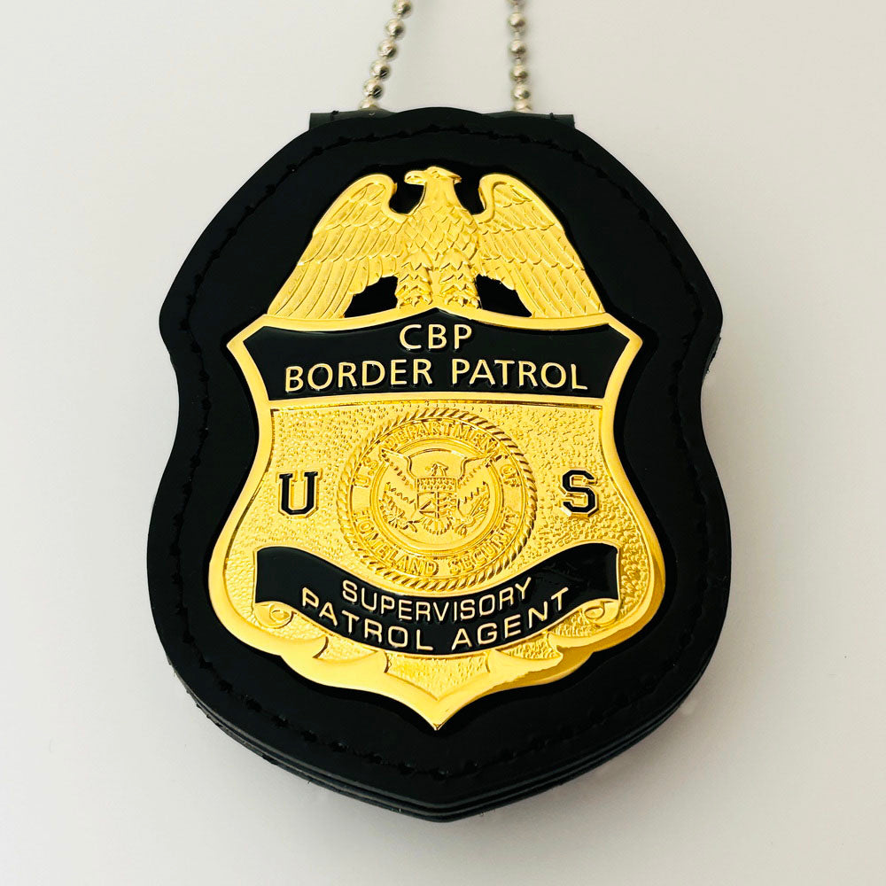 US CBP SBPA Supervisory Border Patrol Agent Badge – Cop Collectibles
