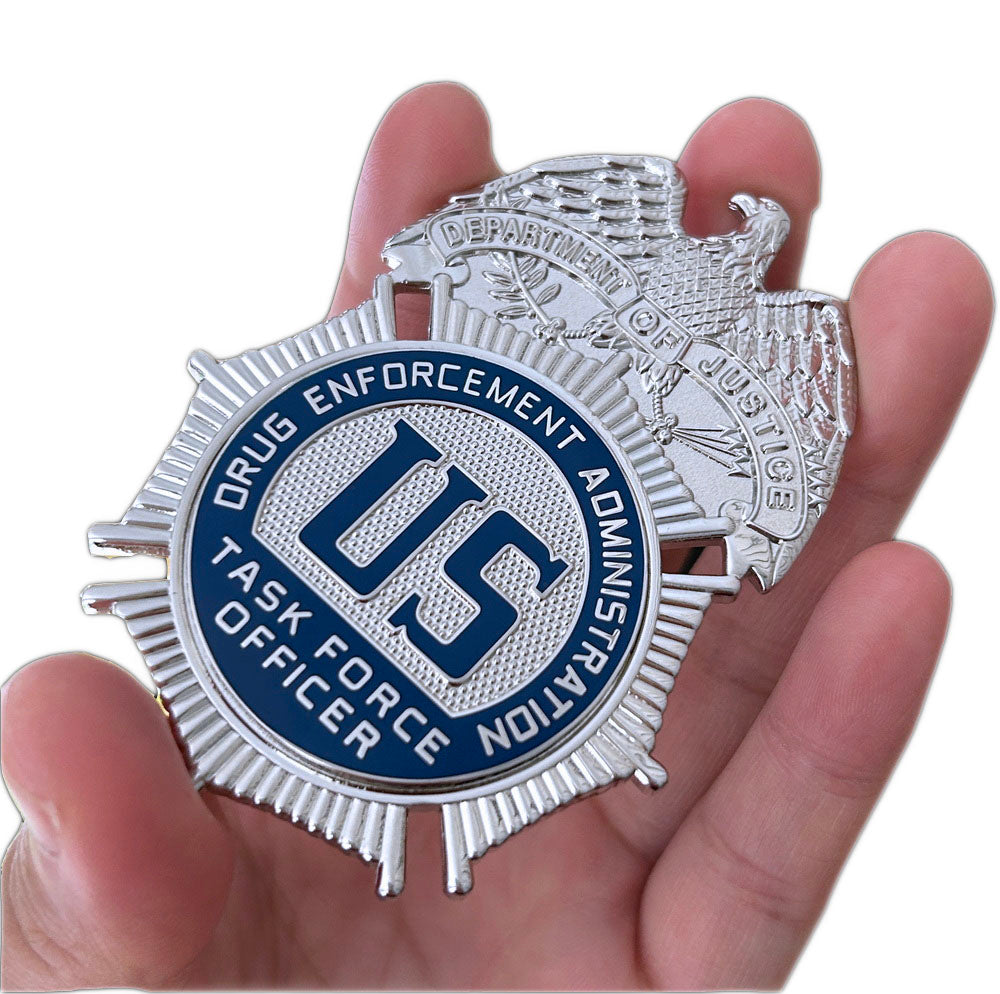 US DEA TFO Task Force Officer Badge Replica Movie Props – Cop Collectibles