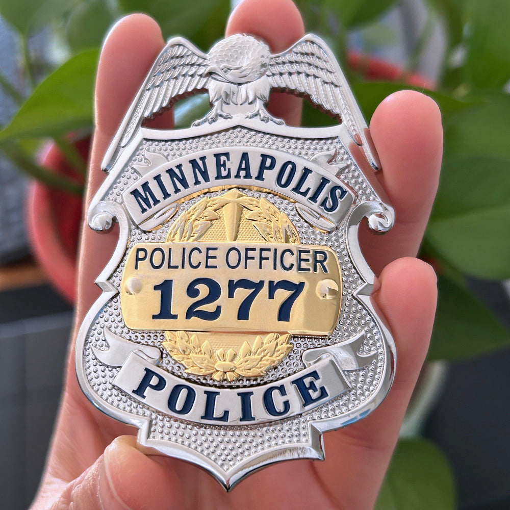 US MPD Minneapolis Police Officer #1277 Badge Replica Movie Props – Cop ...