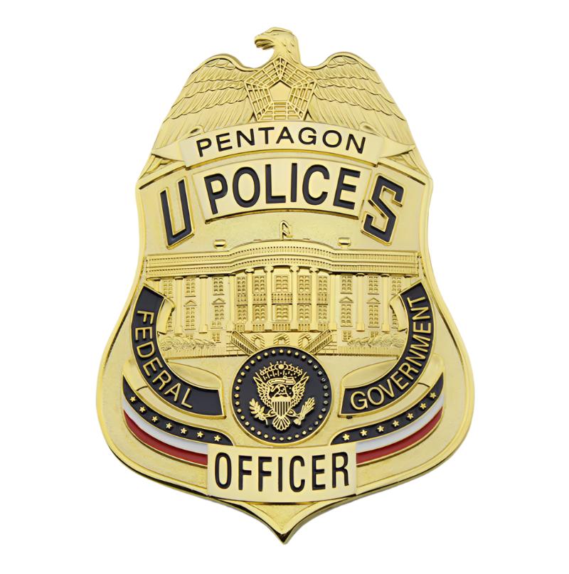 US Pentagon Police Officer Badge Replica Movie Props – Cop Collectibles