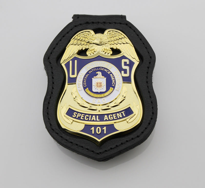 US CIA Special Agent Badge Replica Movie Props With No.101 – Cop ...