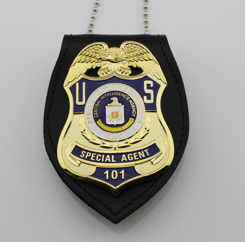 US CIA Special Agent Badge Replica Movie Props With No.101 – Cop ...