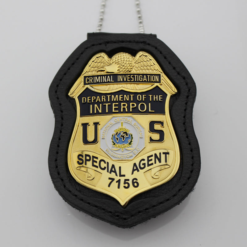 US Department Of Interpol Criminal Investigation Special Agent Badge R ...