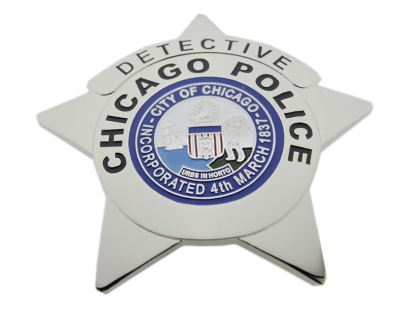 CPD Chicago Police Officer Detective Sergeant Police Badge Replica Mov ...