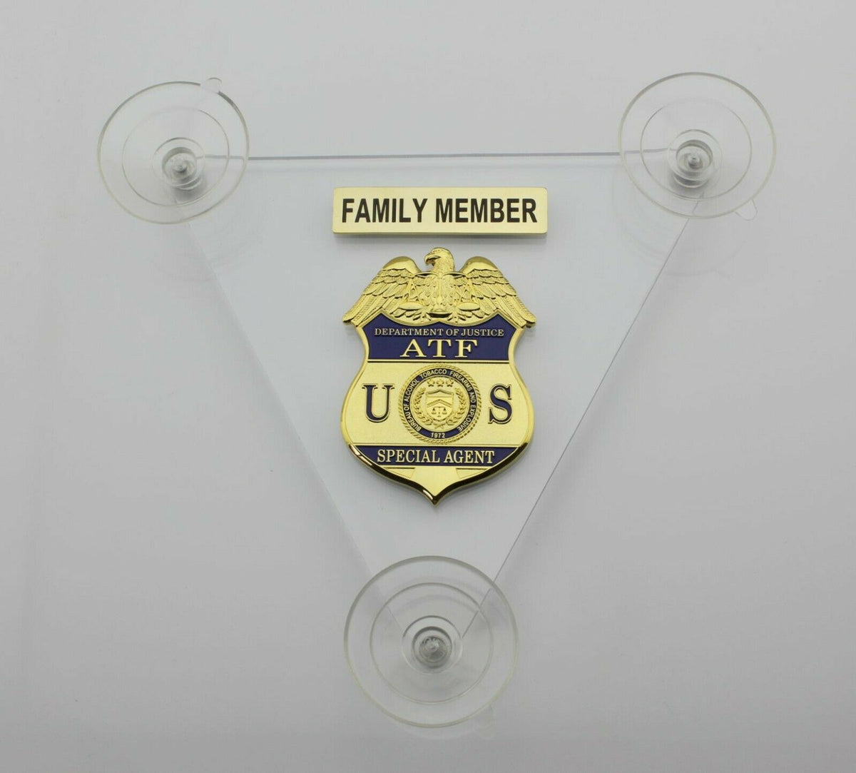 ATF Special Agent Badge Family Member Car Shield – Cop Collectibles