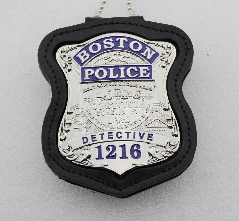 BPD Boston Detective Police Badge Replica Movie Props With No.1216 ...