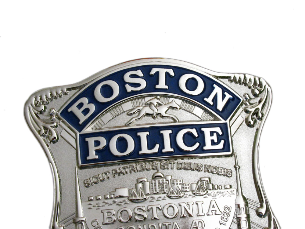 BPD Boston Police Officer Badge Replica Movie Props With No.1585 – Cop ...