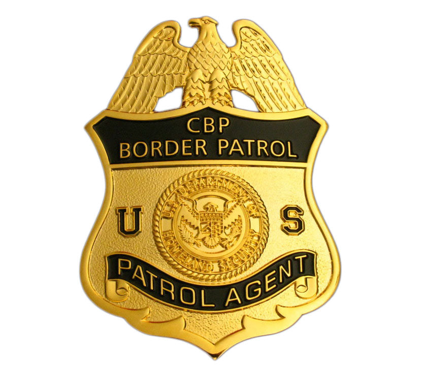CBP Border Patrol Agent Badge Replica Movie Props – Cop Collectibles
