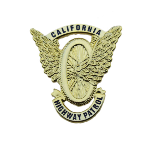 CHP California Highway Patrol Motorcycle Police Badge Wings Mini Pin M ...