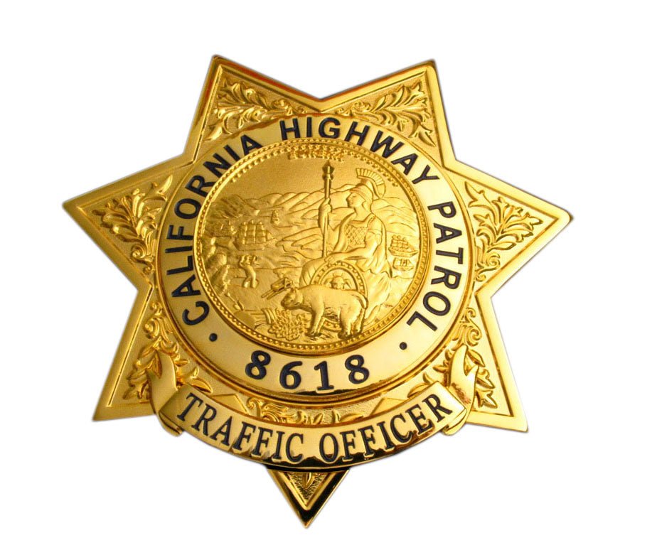 US CHP Traffic Officer California Highway Patrol Badge Replica Movie P ...