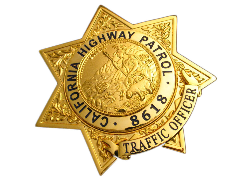 US CHP Traffic Officer California Highway Patrol Badge Replica Movie P ...