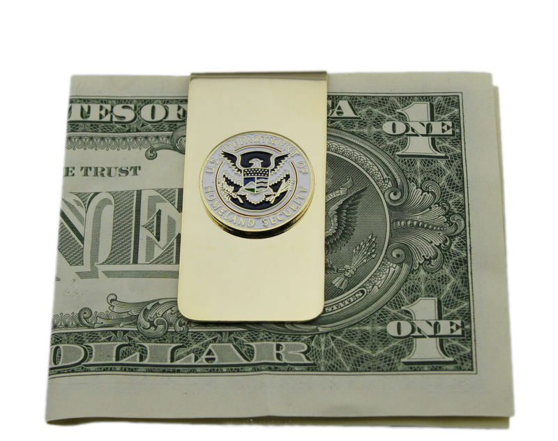 US DHS Department of Homeland Security Badge Money Clip – Cop Collectibles