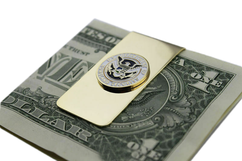 US DHS Department of Homeland Security Badge Money Clip – Cop Collectibles