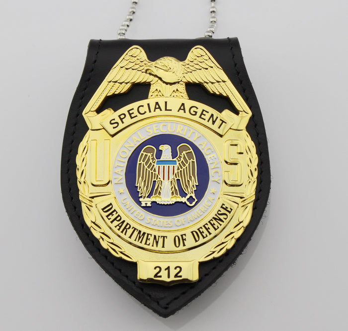 US DOD Department Of Defense Special Agent Badge Replica Movie Props W ...