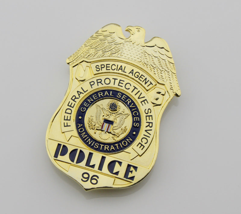 US FPS Special Agent Police Badge Replica Movie Props With No.96 – Cop ...