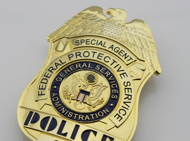 US FPS Special Agent Police Badge Replica Movie Props With No.96 – Cop ...