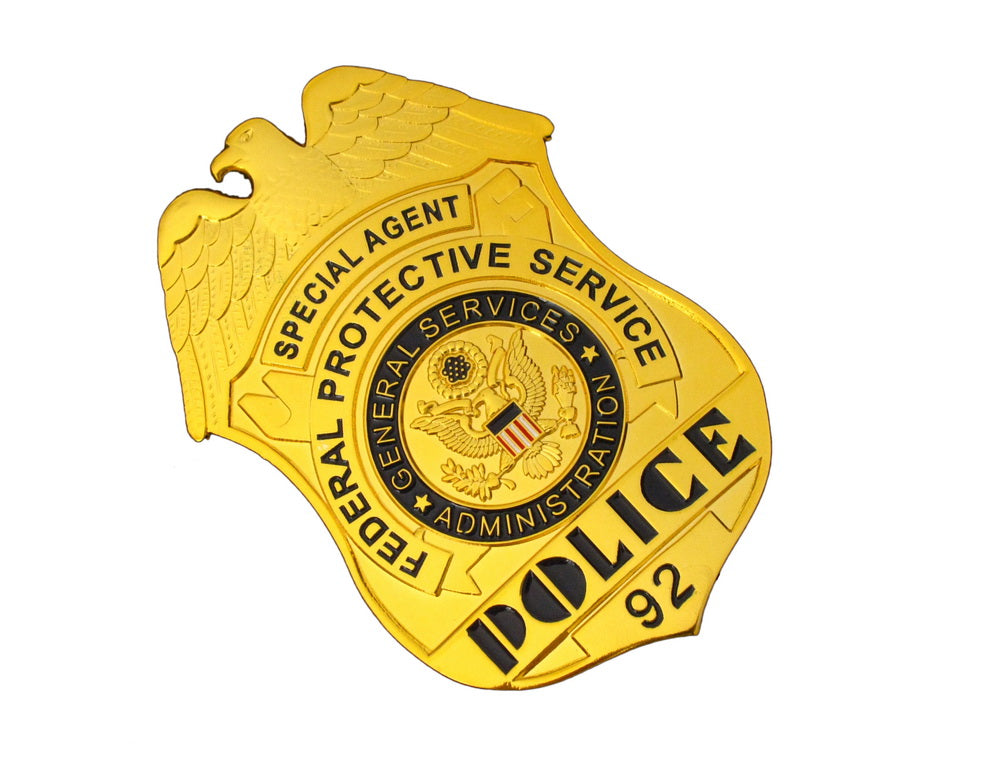 US FPS Special Agent Police Badge Replica Movie Props With No.92 – Cop ...