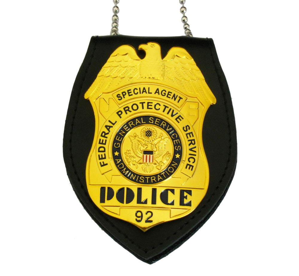 US FPS Special Agent Police Badge Replica Movie Props With No.92 – Cop ...