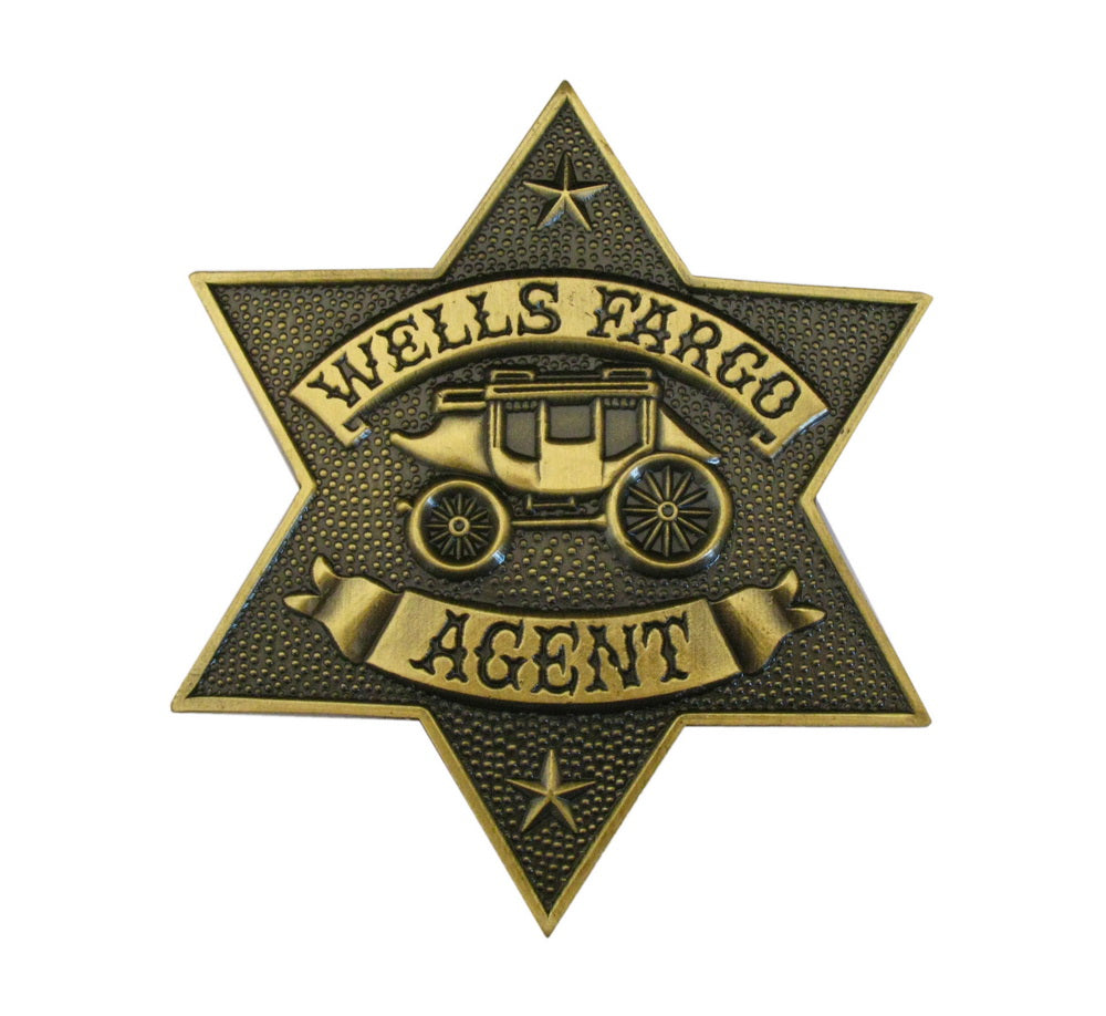 Wells Fargo Agent Badge Replica Movie Props – Cop Collectibles