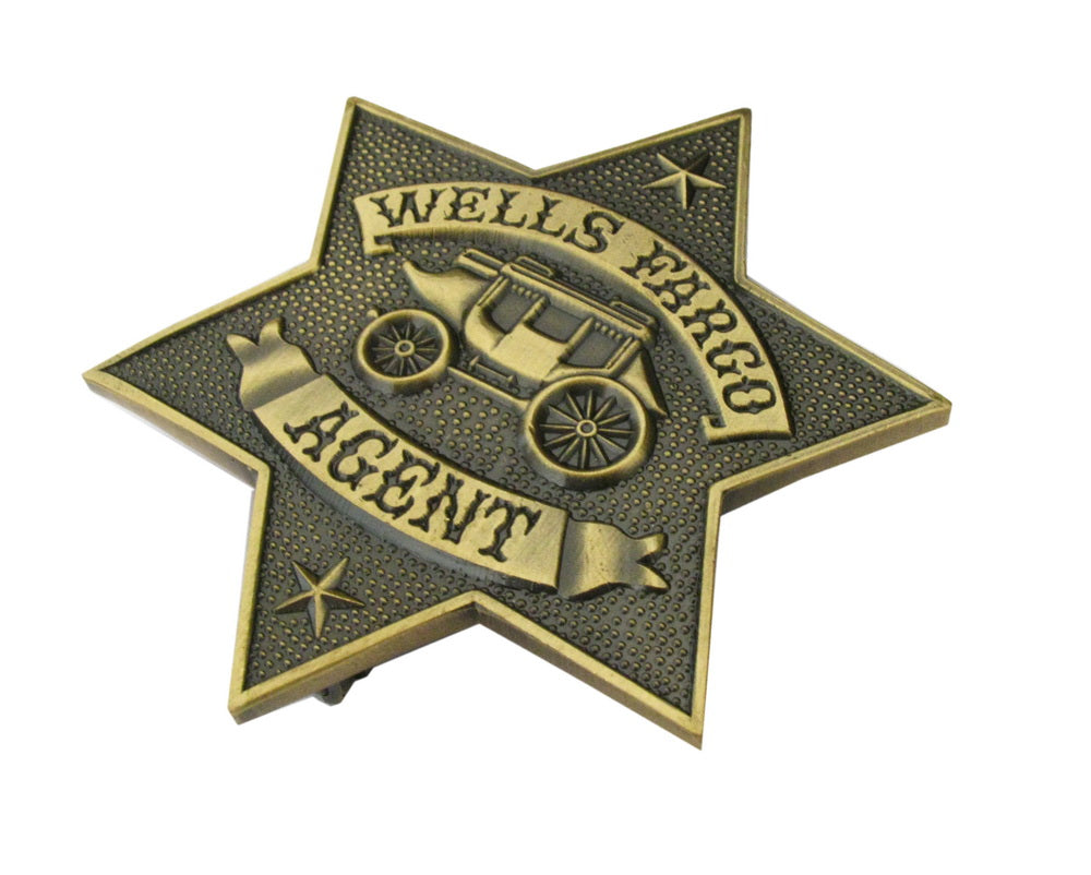 Wells Fargo Agent Badge Replica Movie Props – Cop Collectibles
