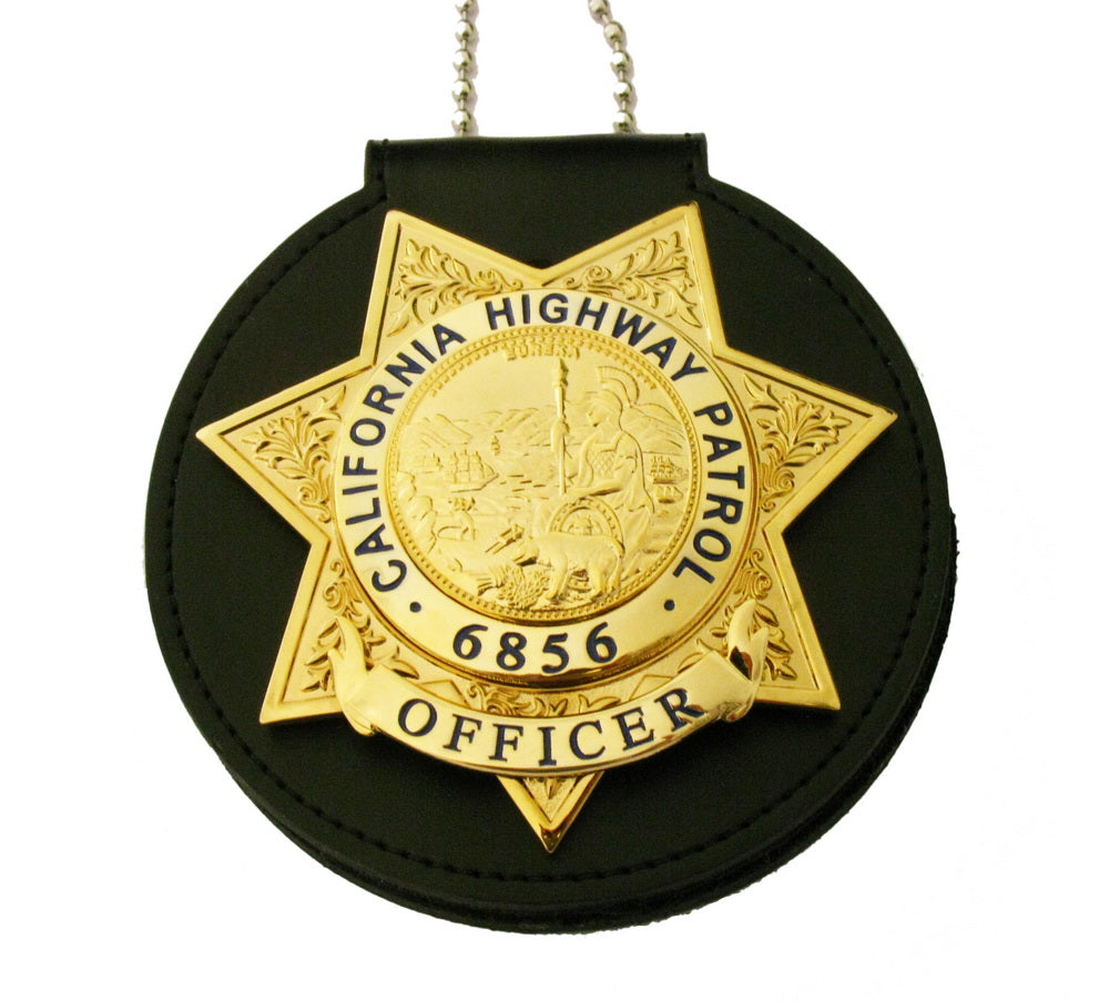 US CHP Officer California Highway Patrol Badge Replica Movie Props Wit ...
