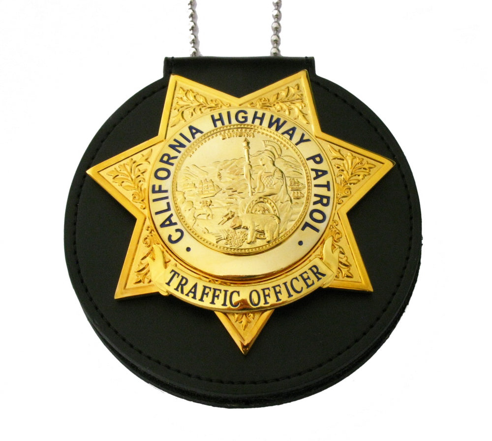 US CHP California Highway Patrol Traffic Officer Badge Replica Movie P ...