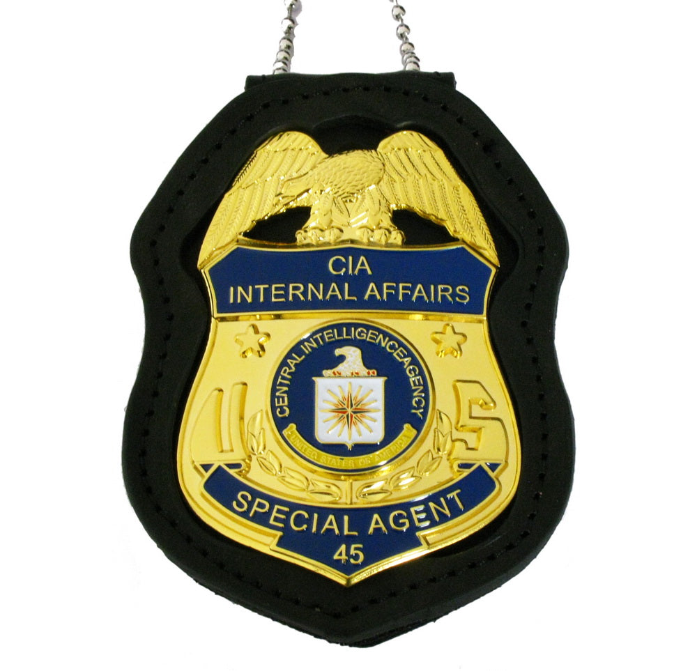 US CIA Internal Affairs Special Agent Badge Replica Movie Props With N ...