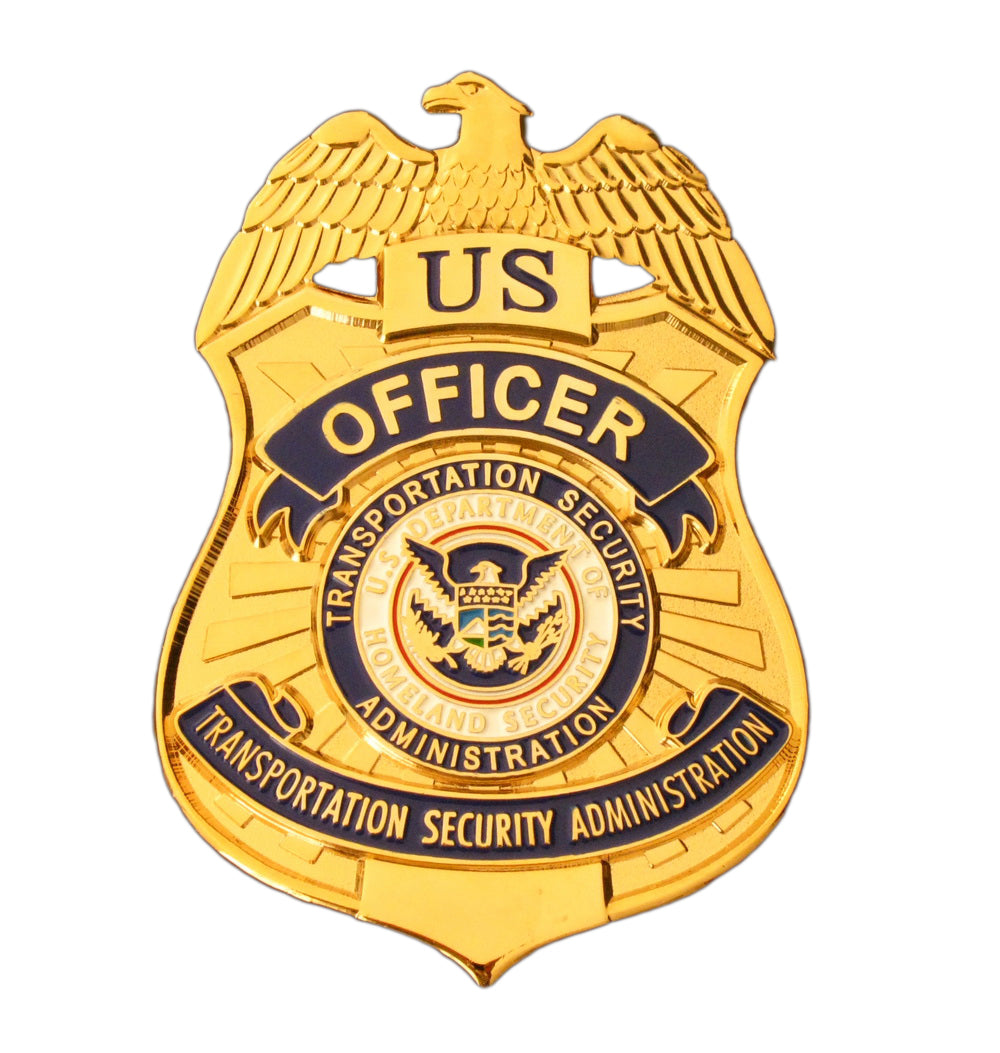 US DHS TSA Officer Badge Replica Movie Props – Cop Collectibles