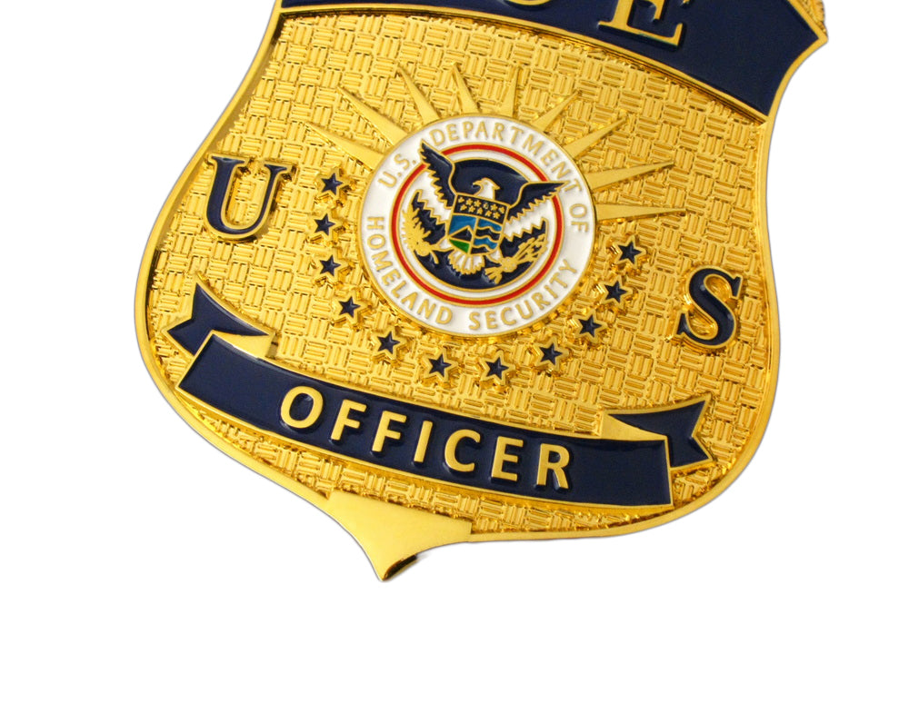 US ICE Officer Badge Replica Movie Props – Cop Collectibles