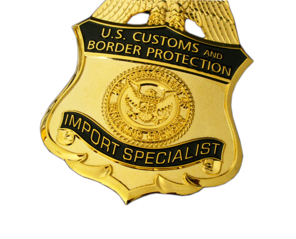 US CBP Import Specialist Badge Replica Movie Props – Cop Collectibles