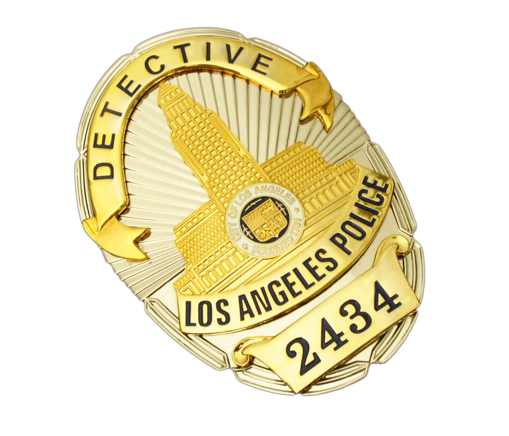 LAPD Detective #2434 Los Angeles Police Badge Replica Movie Props – Cop ...