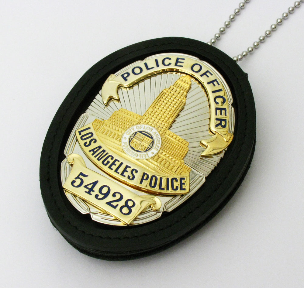 LAPD Police Officer #54928 Los Angeles Police Badge Replica Movie Prop ...