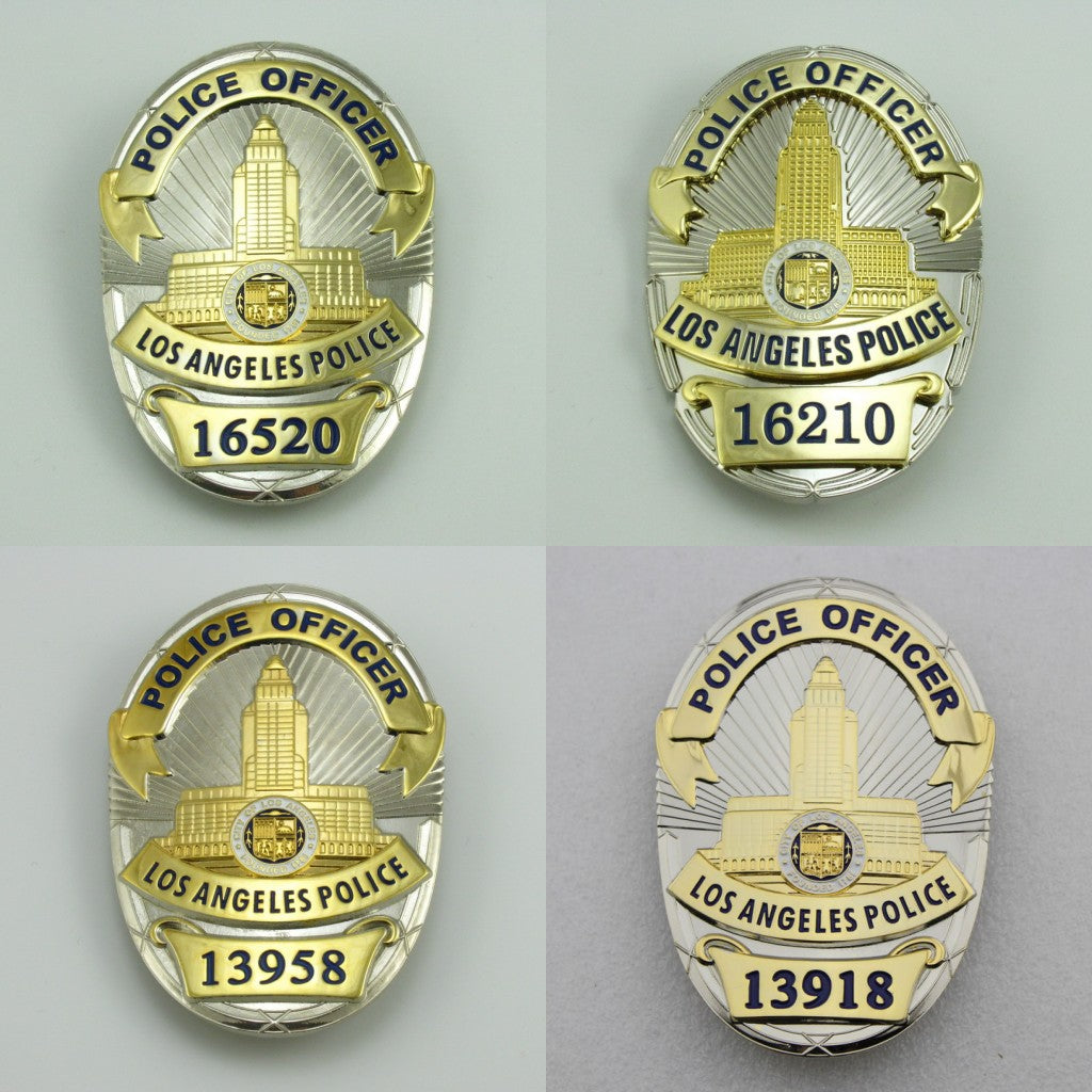 LAPD Police Officer Los Angeles Badge Replica Movie Props – Cop ...