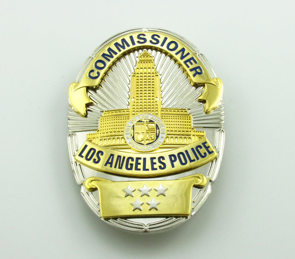 LAPD Commissioner Los Angeles Police Badge Replica Movie Props With Fi ...