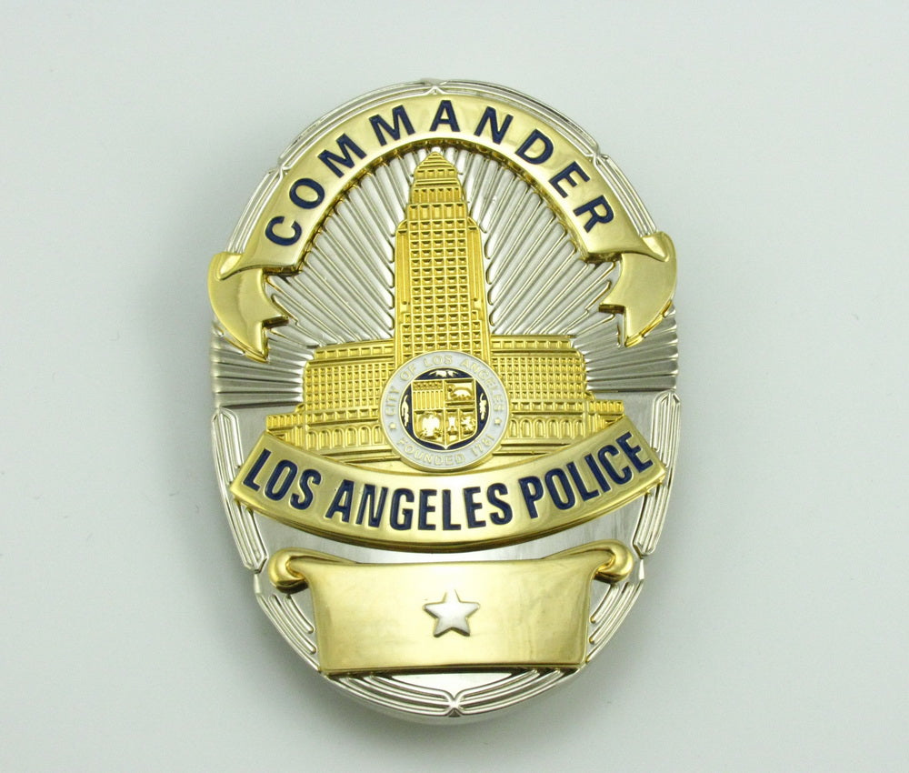 LAPD Commander Los Angeles Police Badge Replica Movie Props With One S ...