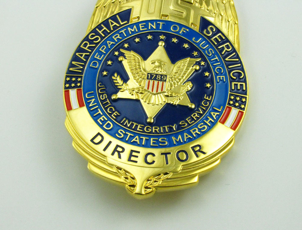 USMS US Marshal Service Director Badge Replica Movie Props – Cop ...