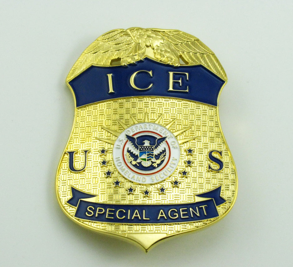 US ICE Special Agent Badge Replica Movie Props – Cop Collectibles