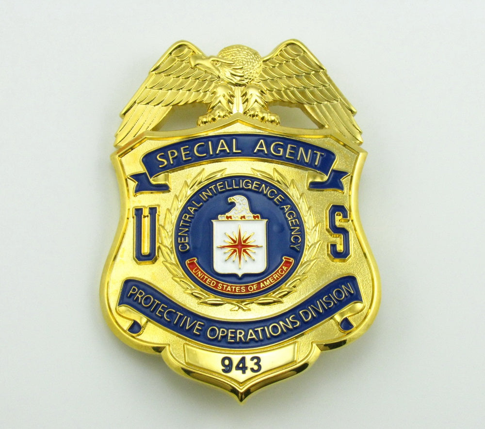 CIA Protective Operations Division Special Agent Badge Replica Movie P ...