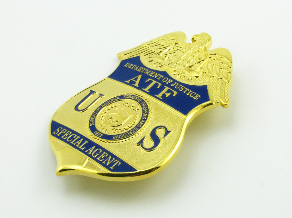 US ATF Special Agent Badge Replica Movie Props – Cop Collectibles