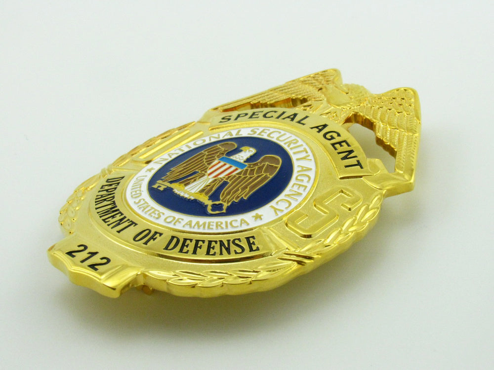 US DOD Department Of Defense Special Agent Badge Replica Movie Props W ...