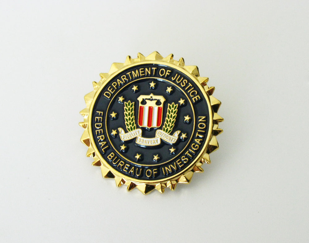 US FBI Badge Lapel Pin Mini Version – Cop Collectibles
