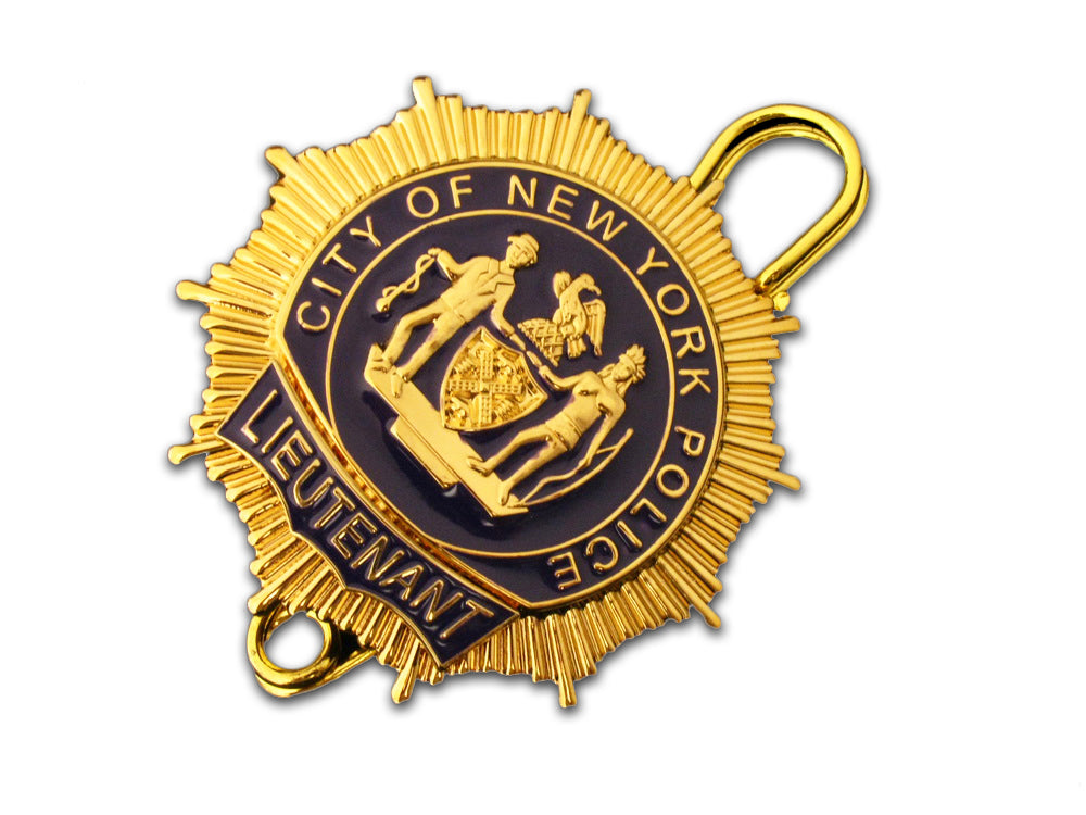 NYPD Lieutenant New York Police Badge Replica Movie Props – Cop ...