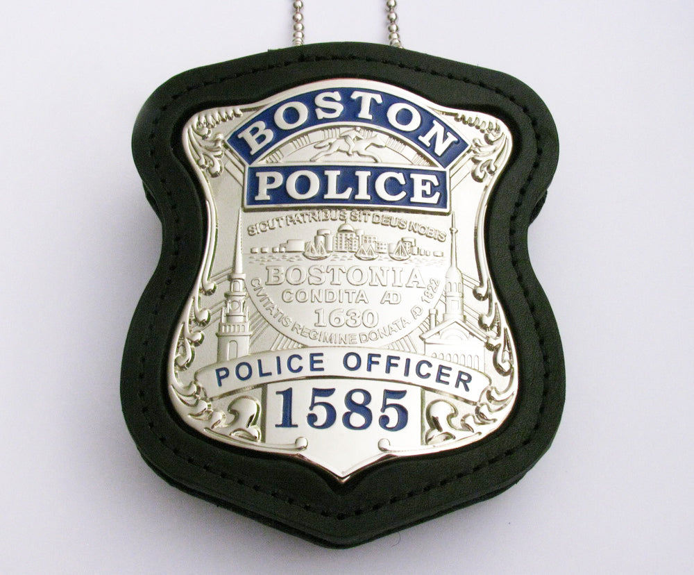 BPD Boston Police Officer Badge Replica Movie Props With No.1585 – Cop ...