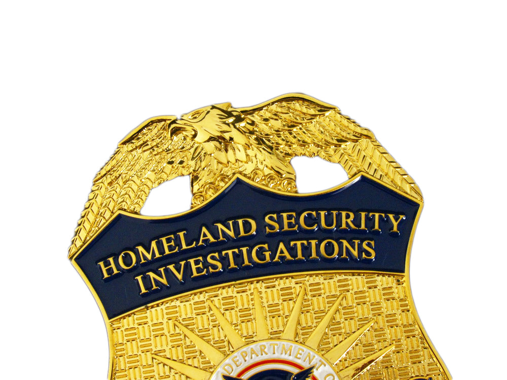 US HSI Homeland Security Investigations Special Agent Badge Replica Mo ...